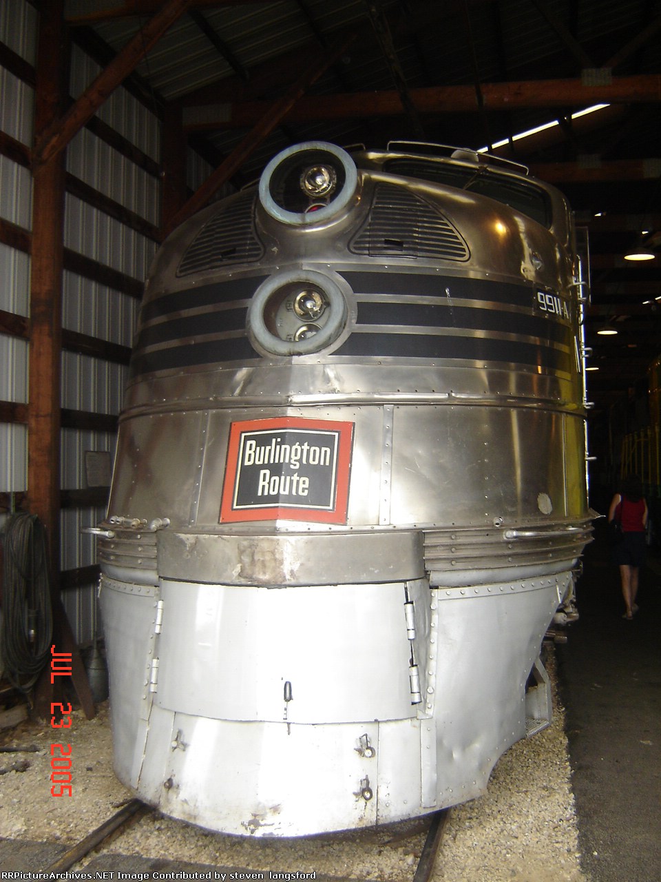 CB&Q engine # 9911-A